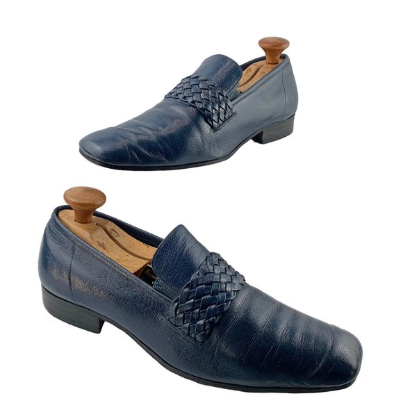 Volare | Shoes | Vintage Volare By Carlo Leoni Navy Blue Itaian Leather ...